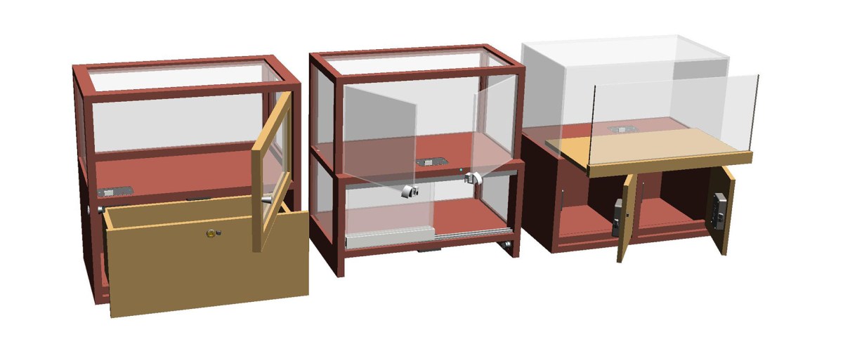 Bluetooth electronic lock for department store boutique display cabinet ...